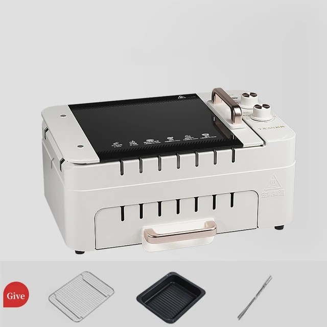 Double-layer Electric Barbecue Machine Household Small Baking Machine ...