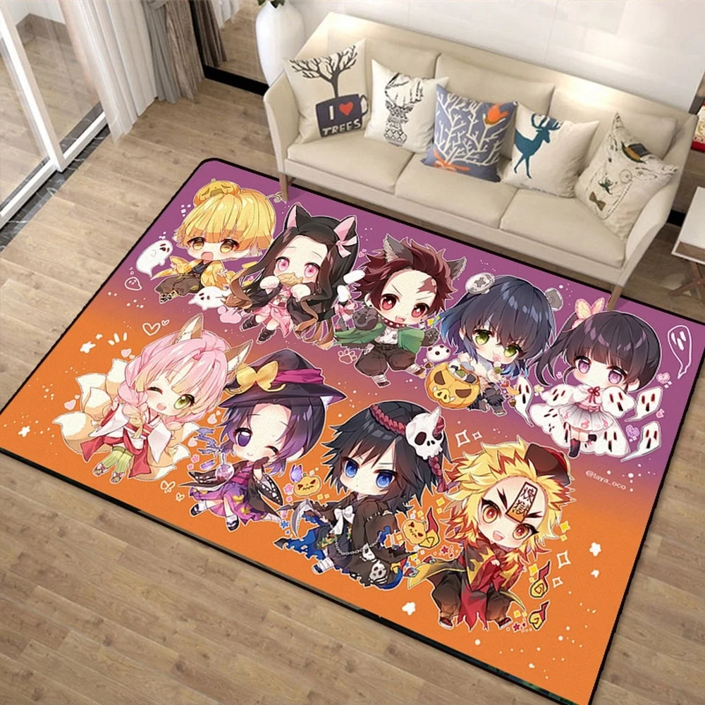 Cartoon Demon Slayer Kamado Tanjir Big Door Mat Rug Doormat Carpet ...