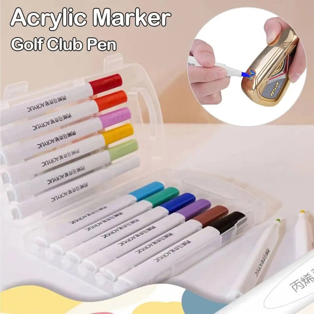 12Pcs/Set Golf Club Color Changing Pen Acrylic Ink Pen With Strong ...