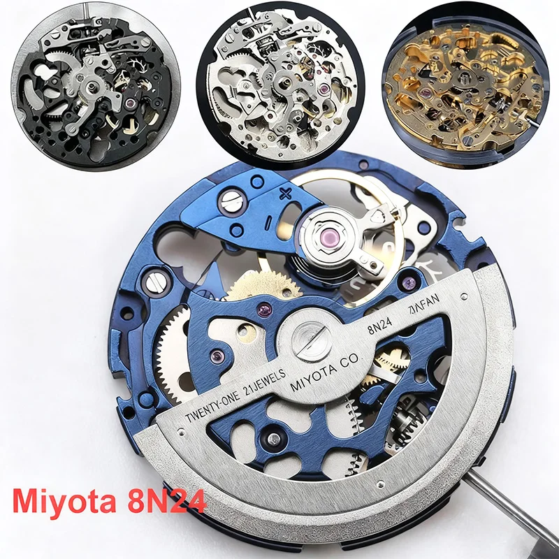 Japan 8N24 Automatic mechanical Skeleton Movement | Automatic/Hand ...