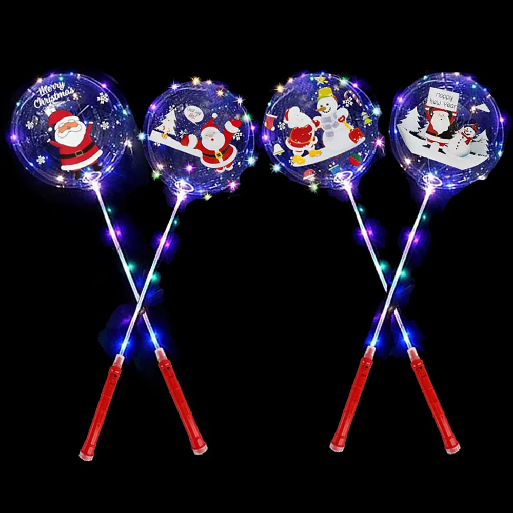5-10-15pcs-20Inch-Christmas-LED-Light-Up-BoBo-Balloons-Santa-Claus ...