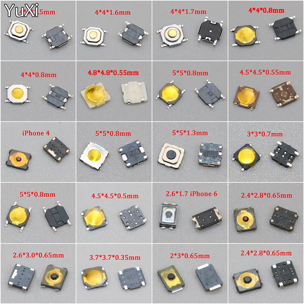 10Pcs-Lot-Micro-Tactile-Push-Button-Touch-Tact-Waterproof-Switch-Kit ...