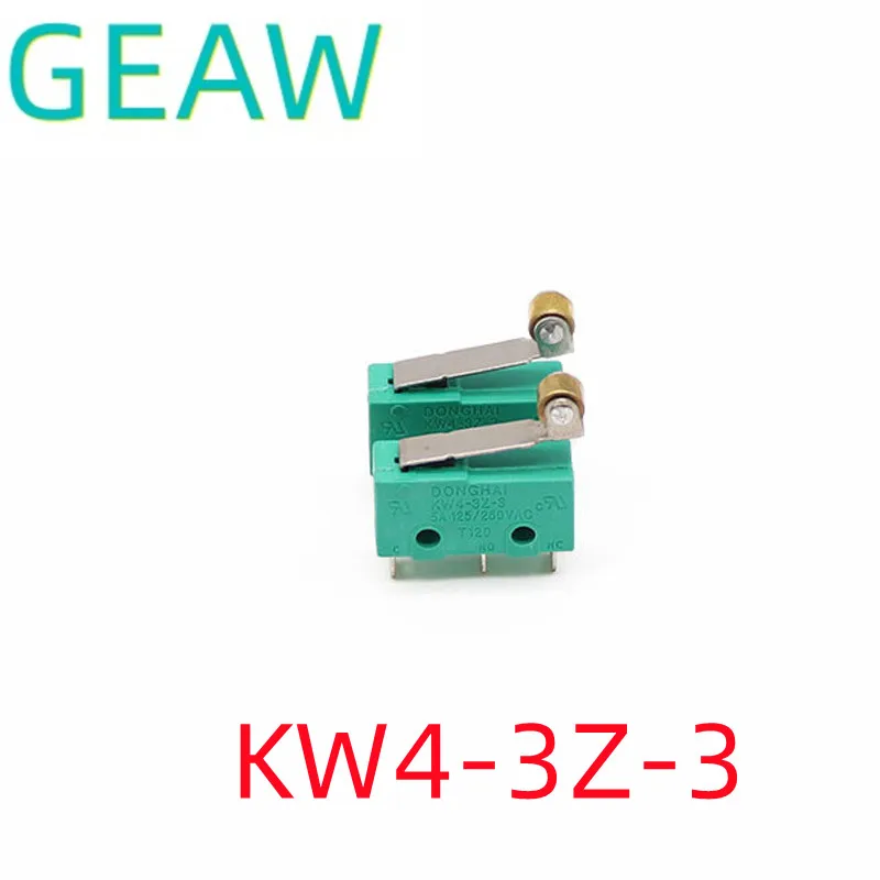 10PCS KW4 3Z 3 마이크로 리미트 스위치 SPDT NO NC 3 터미널 순간 힌지 롤러 레버 녹색 마이크로 스위치| | - AliExpress
