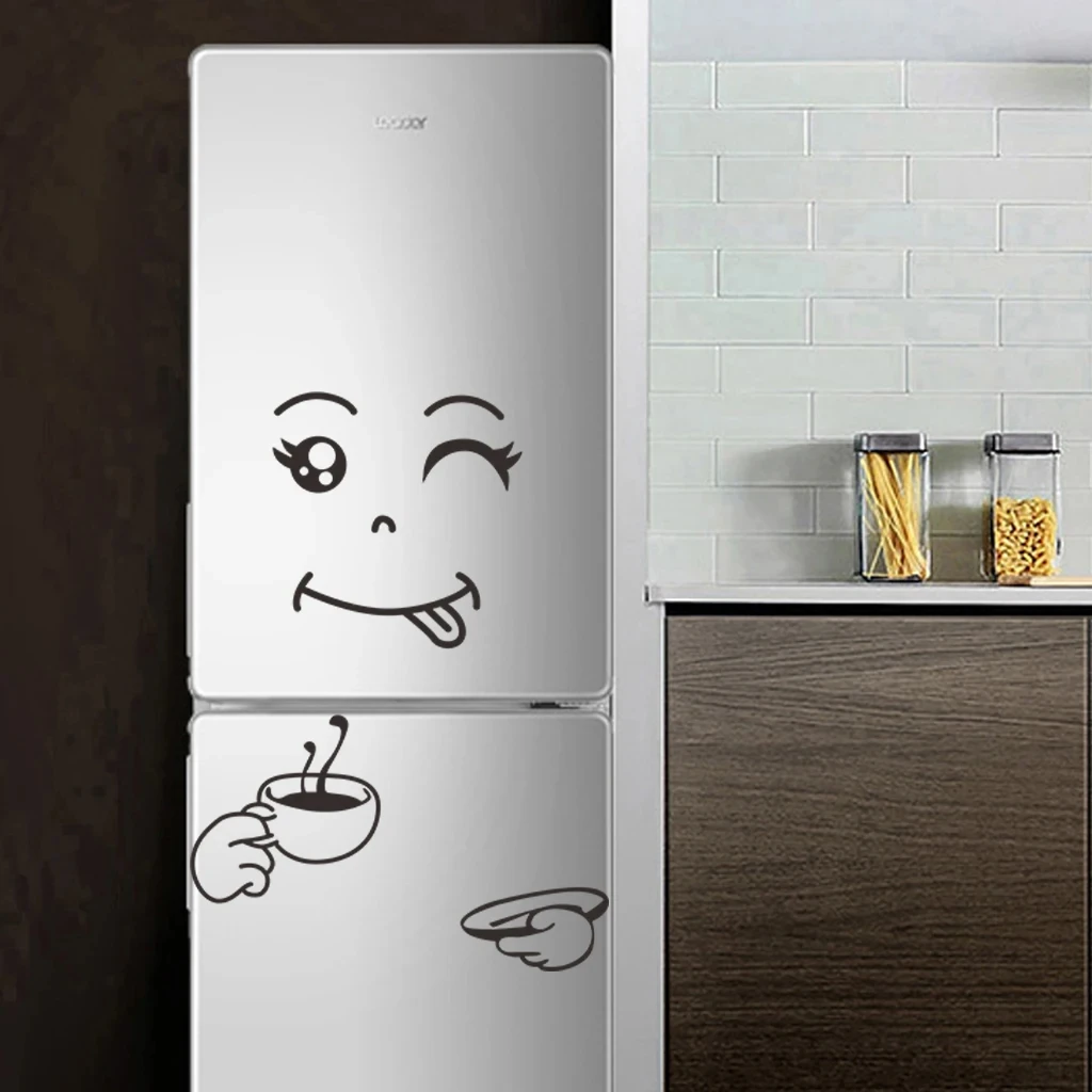 Refrigerator-Sticker-Creative-Home-Decoration-Cartoon-Pattern ...