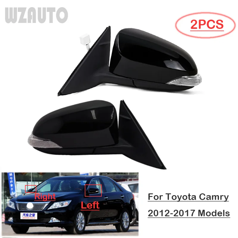2PCS-Car-Exterior-Door-Rearview-Rear-View-Side-Mirror-Assy-For-Toyota ...