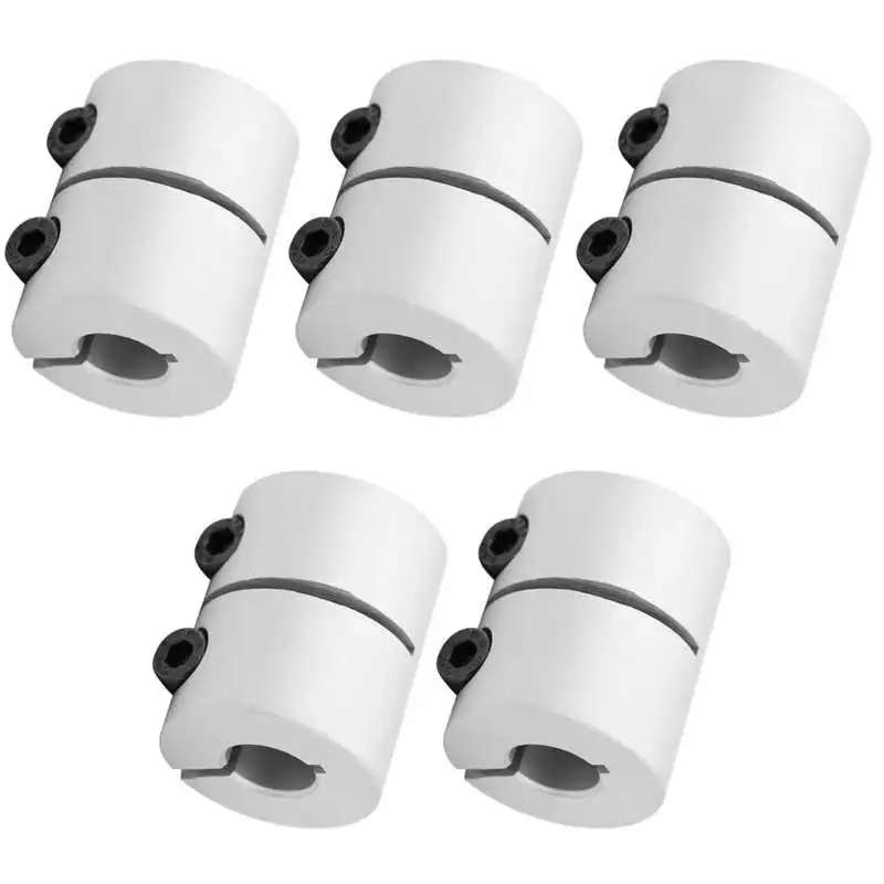 Cardan 샤프트 5pcs 샤프트 커플러 커플 링 3d 프린터 용 알루미늄 합금 커넥터 서보 스테퍼 모터 커플러 모터 샤프트