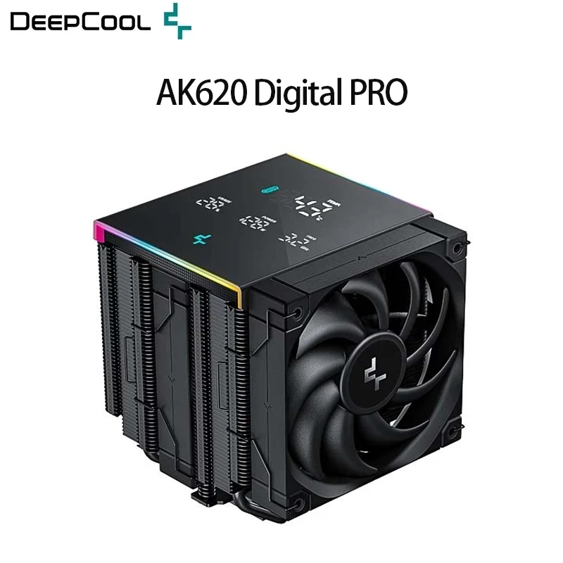 Deepcool-AK620-Digital-Pro-Air-Cooler-6-Tubos-de-Calor-CPU-TDP-260W ...