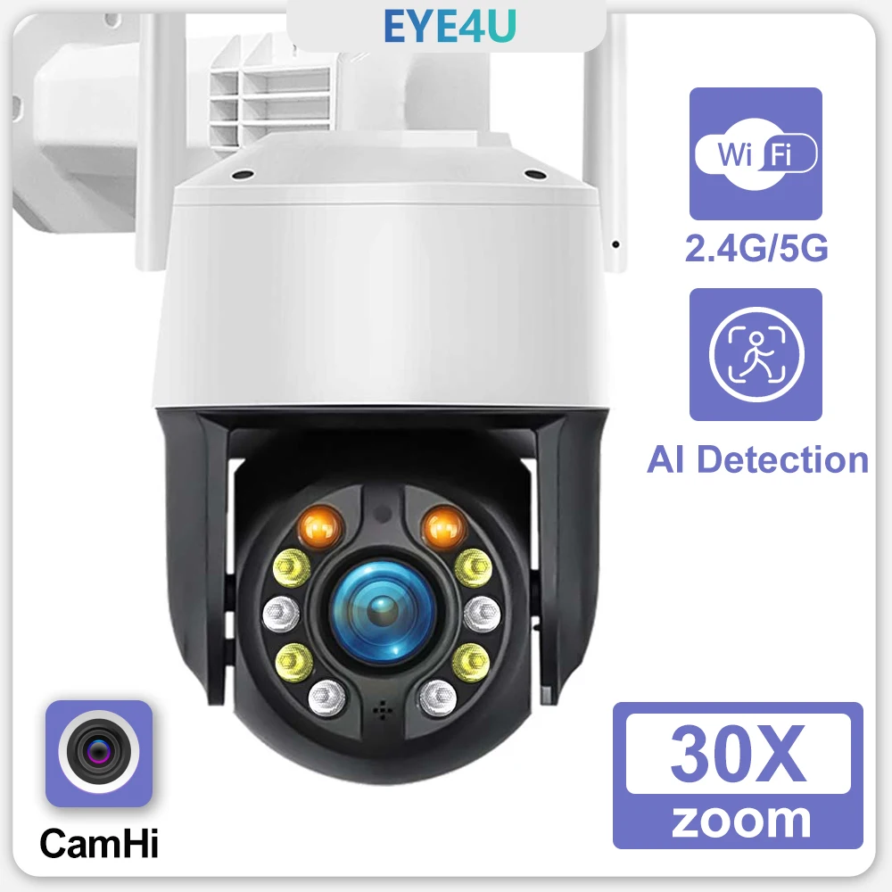 5MP-IPCamera-Wifi-1080P-HD-Outdoor-30X-Zoom-Camera-Ai-Human-Detect-8 ...