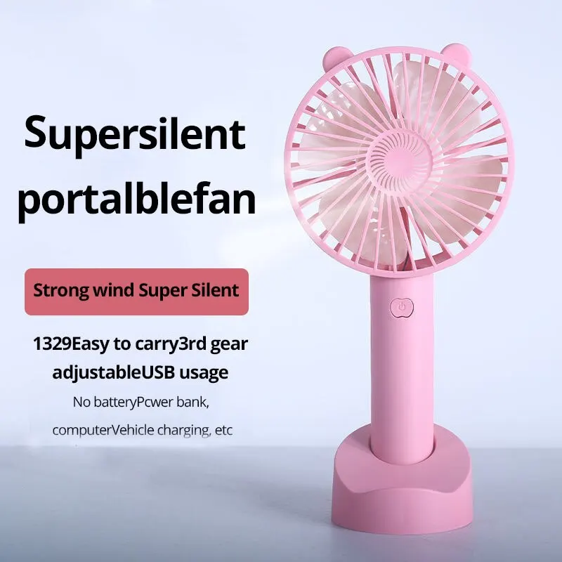 ZK40-USB-Pink-Mini-Handheld-Fan-Outdoor-Mini-Creative-Desktop-Office ...