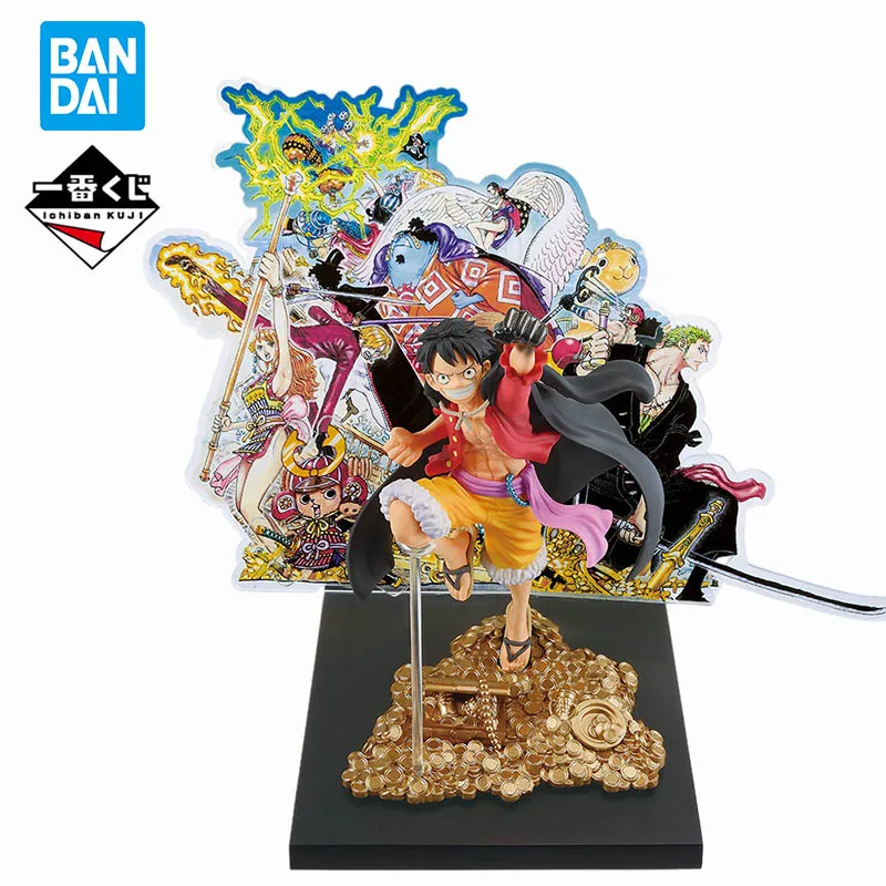 Bandai figuras de acción de One Piece Ichibansho B Prize Luffy, juguete ...