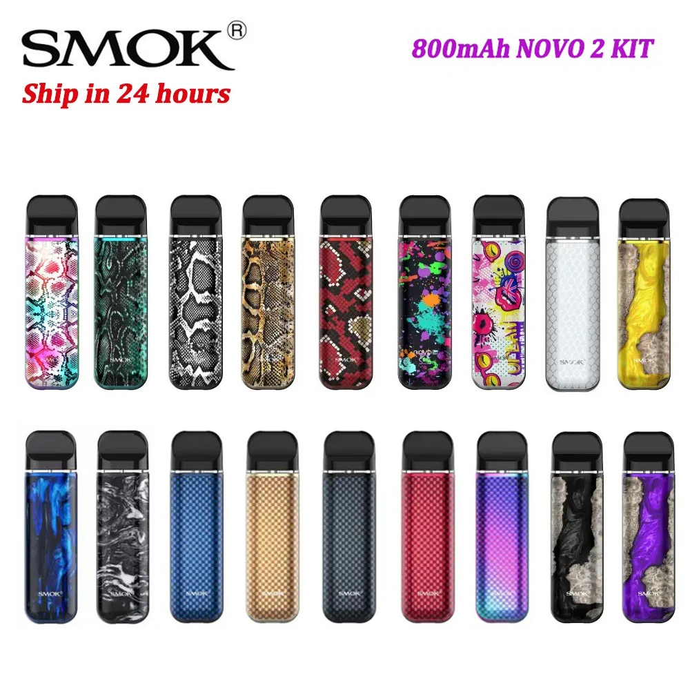 Original-SMOK-Novo-2-Kit-Vaping-Electronic-Cigarette-Vape-Pen-with ...