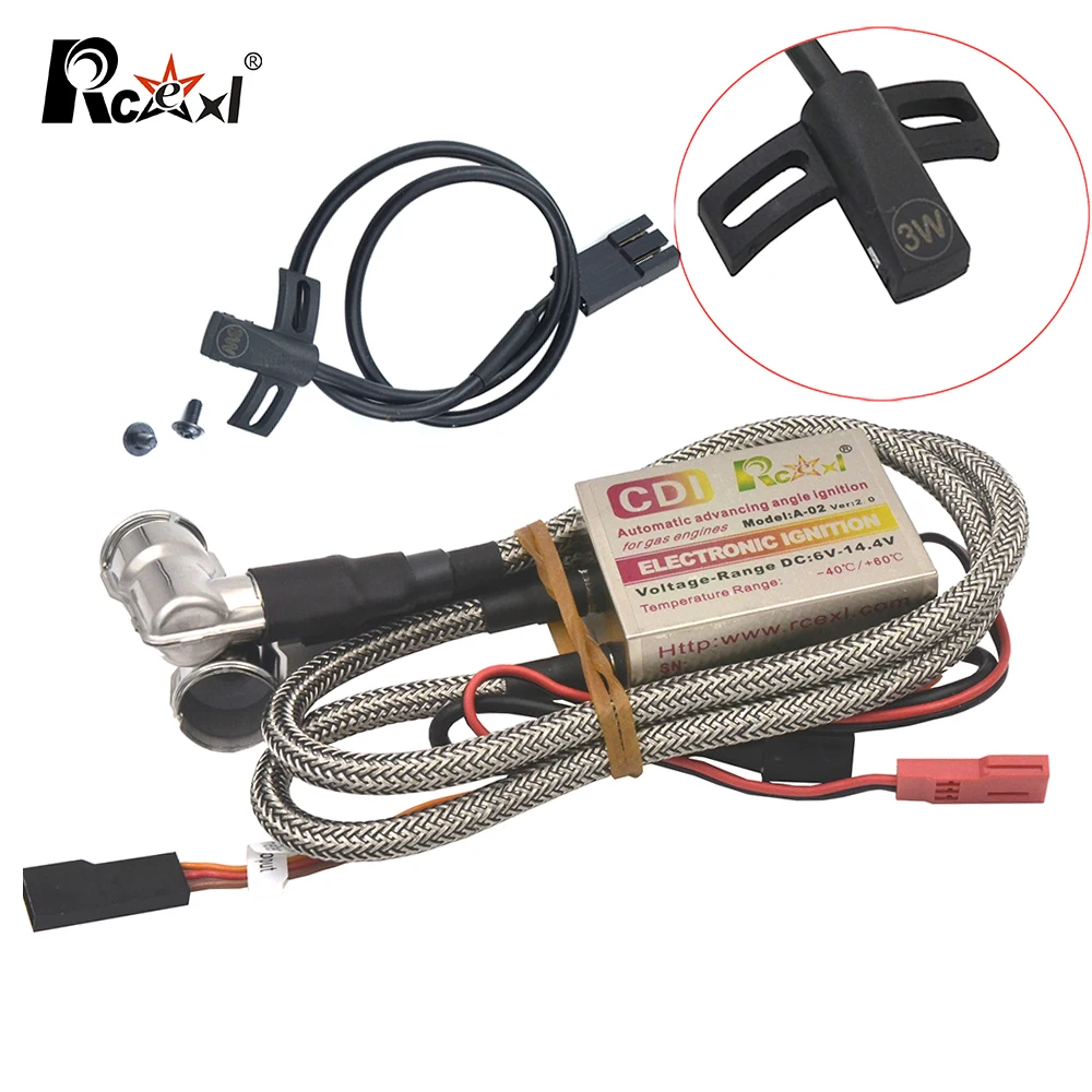 RCEXL CDI Single/ Twin Ignition With Sensor Kit CM6 90 Degree 6v-12v ...