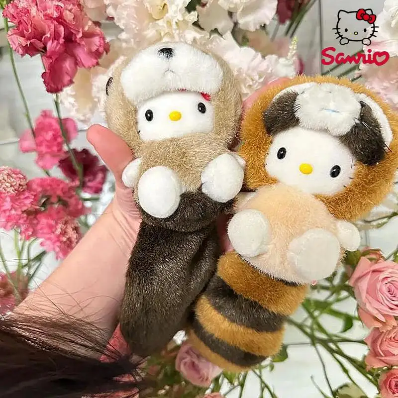 Original-Sanrio-Hello-Kitty-Doll-Cartoon-Raccoon-Big-Tail-Hello-Kitty ...