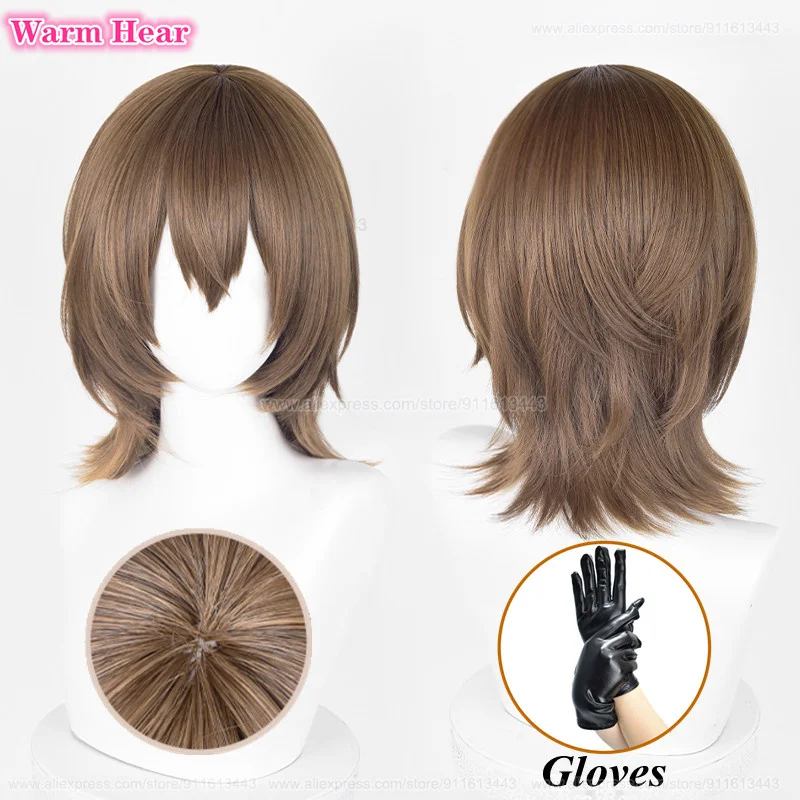 High-Quality-Game-P5-Synthetic-Hair-Goro-Akechi-38cm-Brown-Cosplay ...