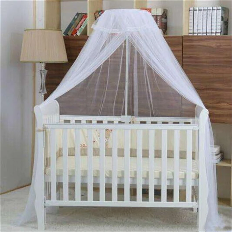 Baby-Bed-Mosquito-Net-Cover-with-Lace-Foldable-and-Breathable-Mesh-Net ...