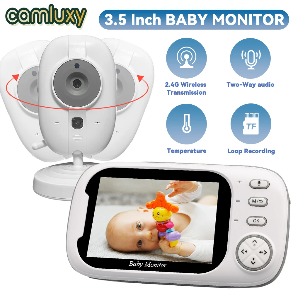 Camluxy-3-5-inch-Lcd-Video-Baby-Monitor-2-Way-Audio-Talk-Video-Baby ...
