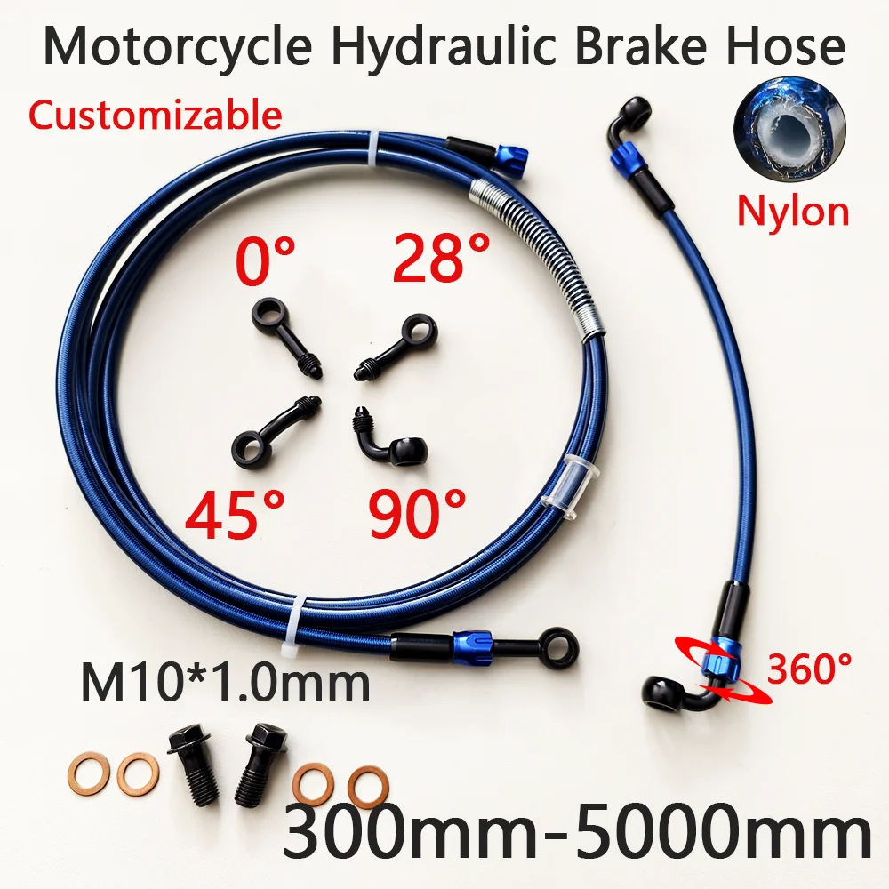 Transparent-Blue-AN3-Braided-Brake-Hose-Motorcycle-Hydraulic-Clutch ...