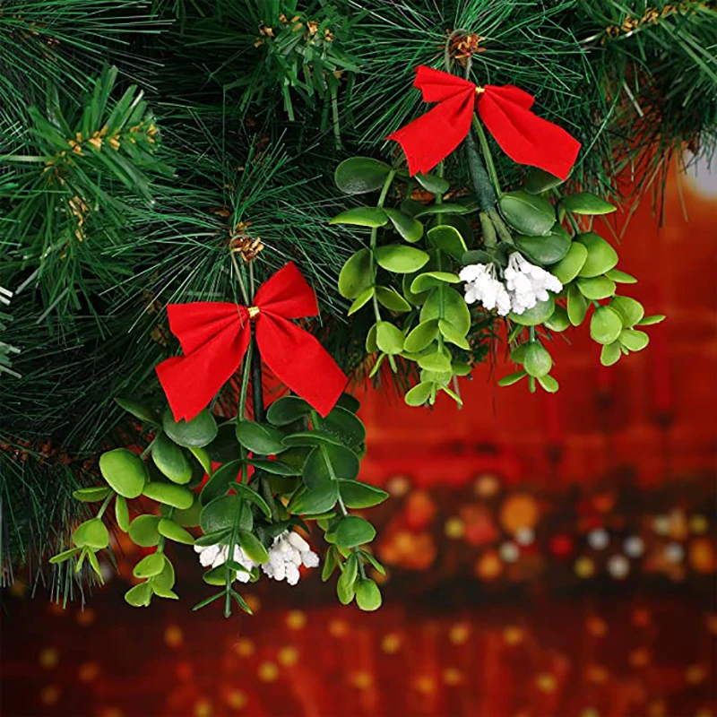 Hanging Christmas Mistletoe