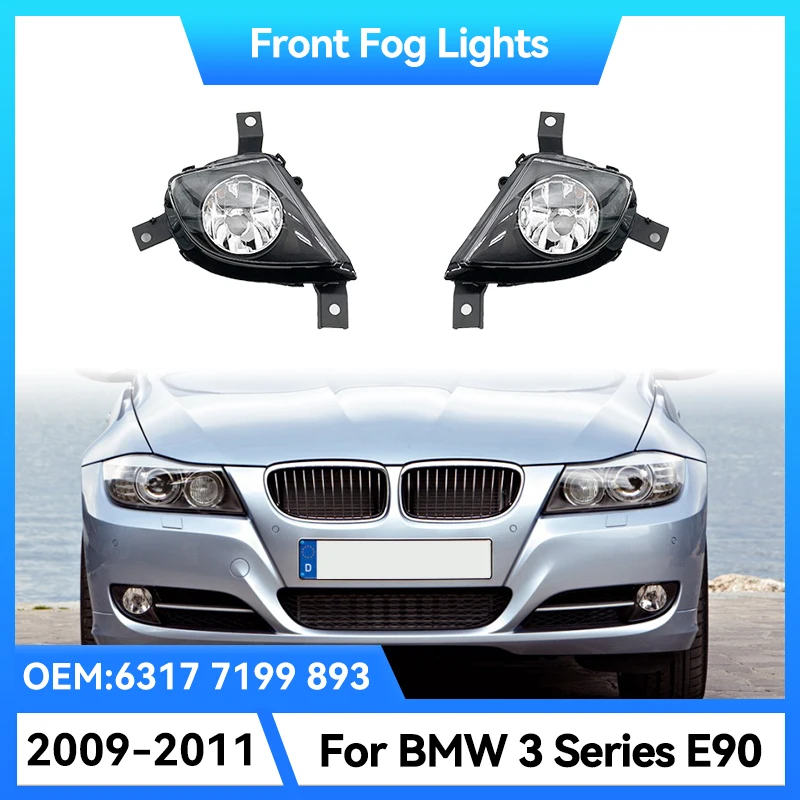 BMW-3-Series-E90-Driver-Passenger-Side-Warning-Light-Front-Fog-Lamp ...