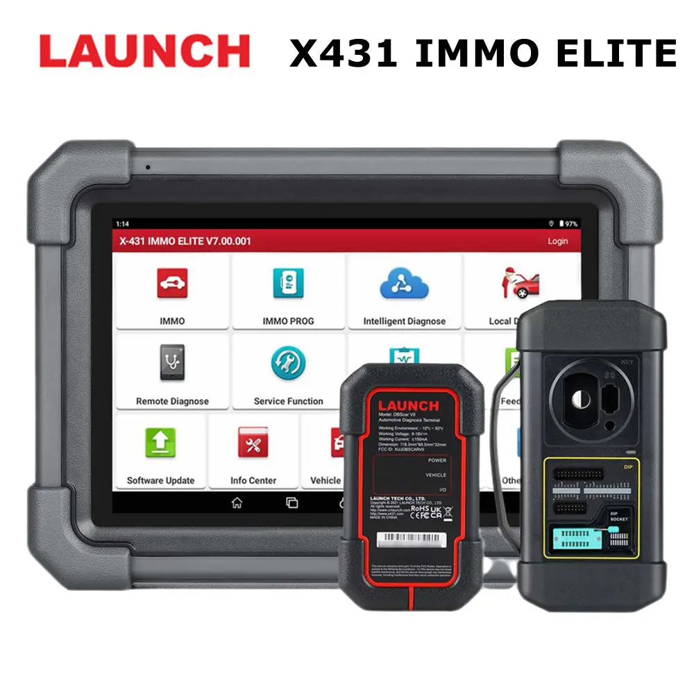 LAUNCH-X431-IMMO-Elite-Key-Programmer-Car-Immobilizer-Programming-Tools ...