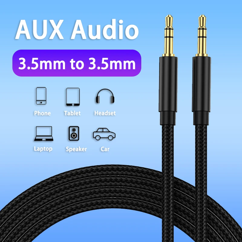 3.5mm to 3.5mm AUX Audio Cable 3.5mm Jack Speaker Cable for JBL ...