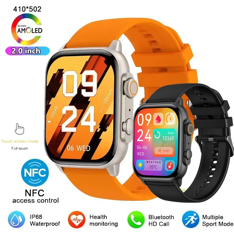 Reloj-inteligente-H95-Pro-MAX-9-para-hombre-y-mujer-pulsera-con ...