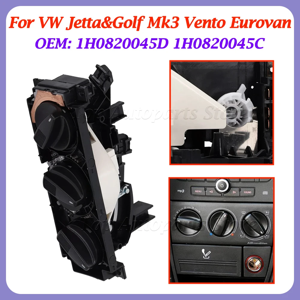 A/C & Heater Control Panel/Climate Control 1H0 820 045C / 1H0820045D ...