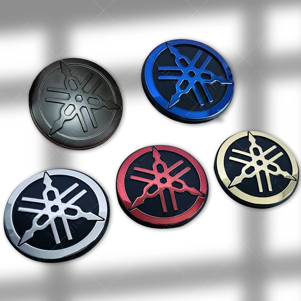 Pegatinas-3D-para-Yamaha-logotipo-de-emblema-calcoman-a-para-casco-de ...