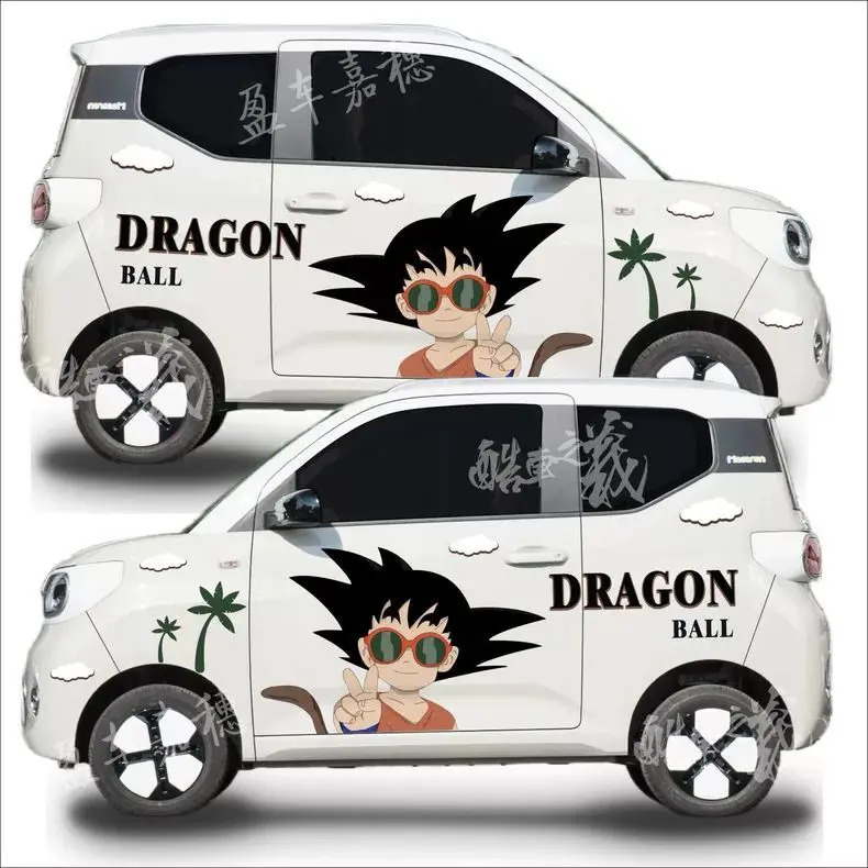 Dragon Ball Car Sticker Anime Decoration Two-Dimensional Body Sticker ...