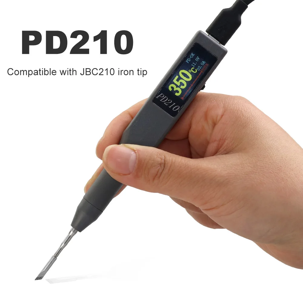 QUECOO-Estaci-n-de-soldadura-port-til-PD210-para-JBC210-controlador-TFT ...