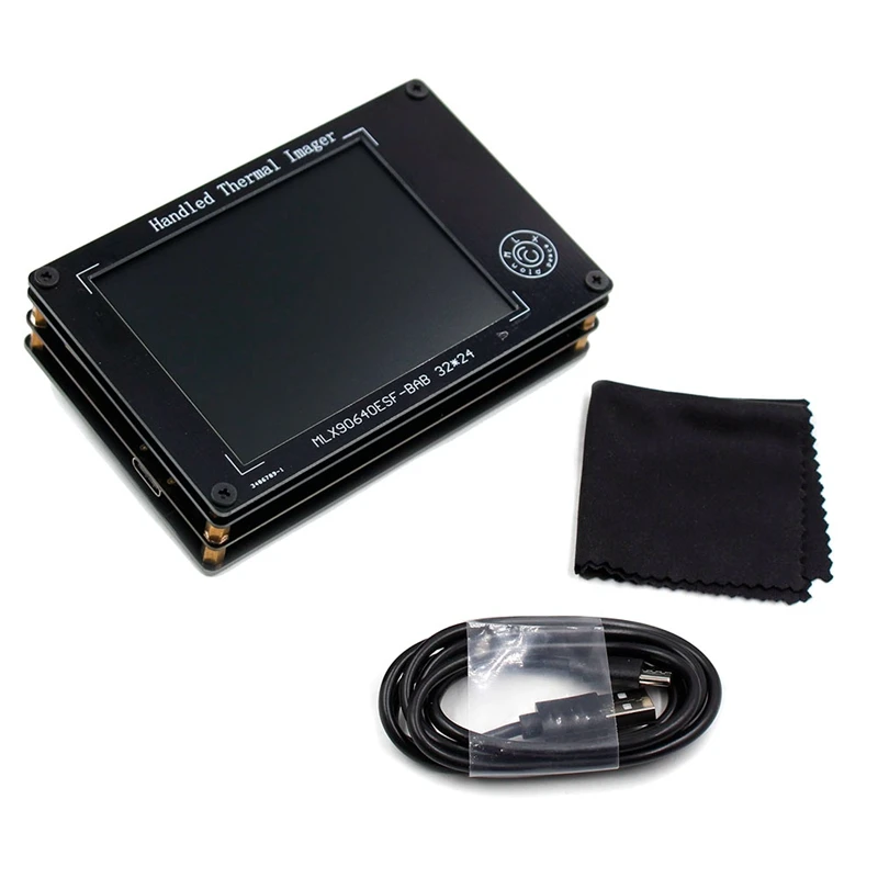 MLX90640 Baru 3.2 Inci Layar TFT PCB Thermal Imager Sensor Suhu IR ...