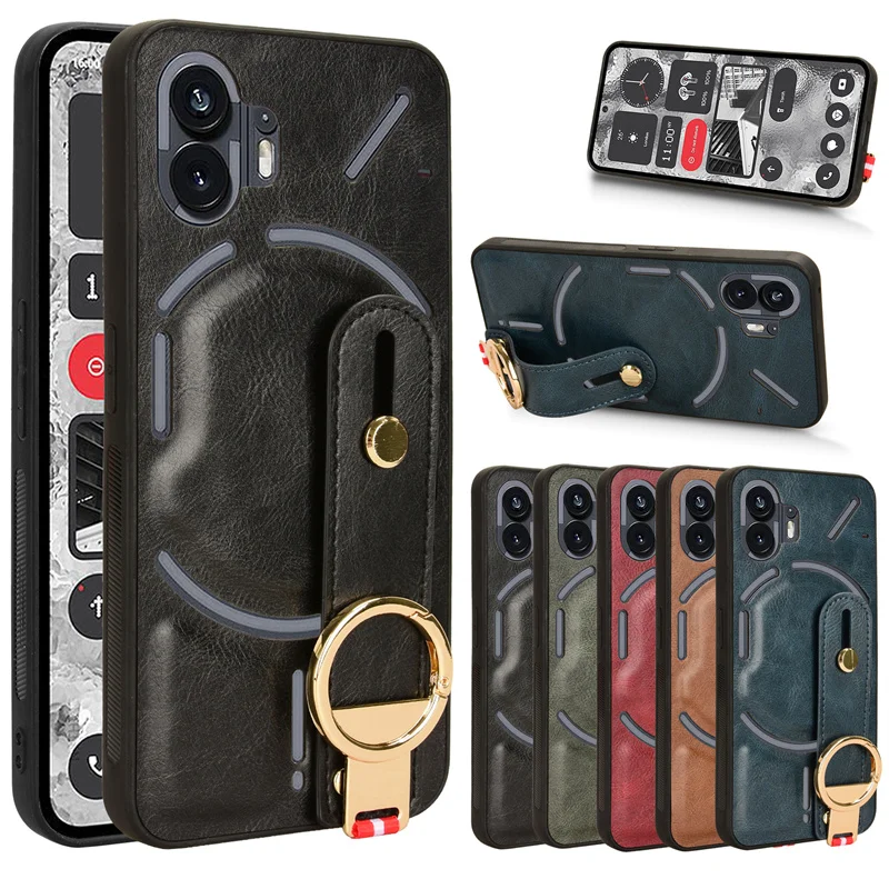 Suit-Nothing-Phone-2-skin-PU-New-Wristband-Rear-Case-with-Lanyard-for ...