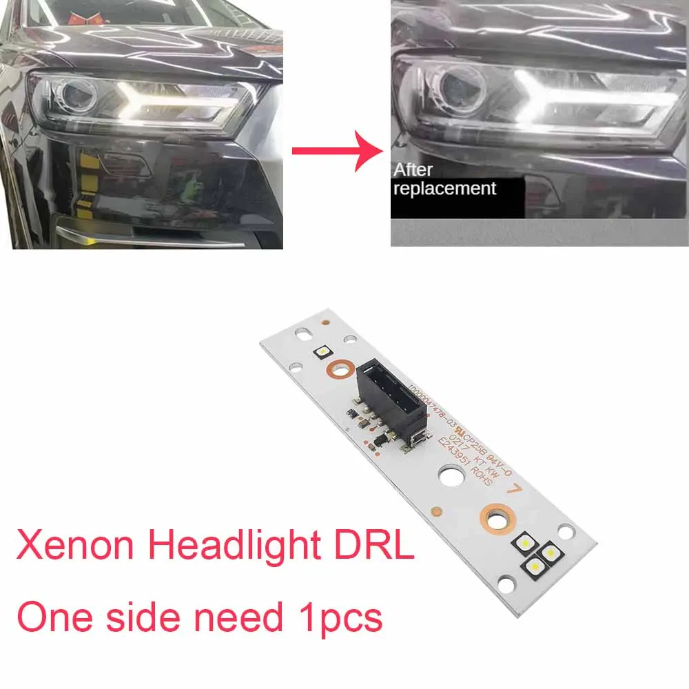 White-Lightsource-Daytime-Running-Light-LED-Boards-For-AUDI-Q7-Xenon ...