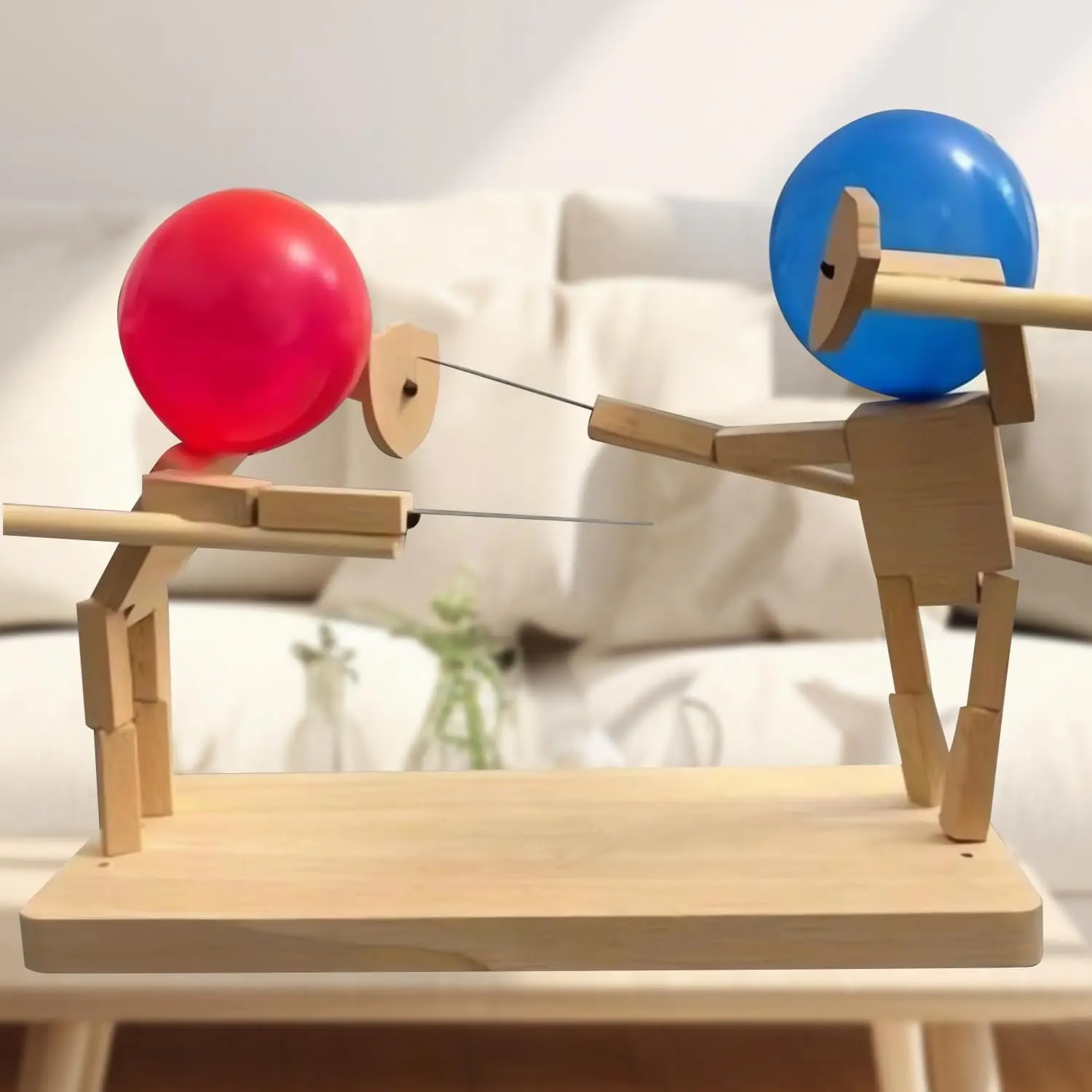 Balloon-Brawlers-Game-Wooden-Fencing-Puppets-Toys-Balloon-Battle-Game ...