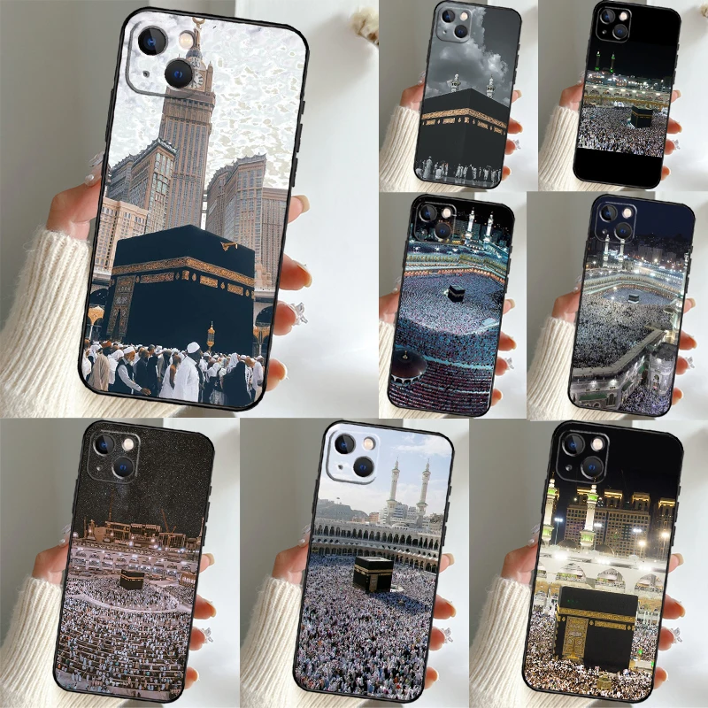 Islamic Muslim Pilgrims in Mecca Case For iPhone 13 11 14 12 15 16 Pro ...