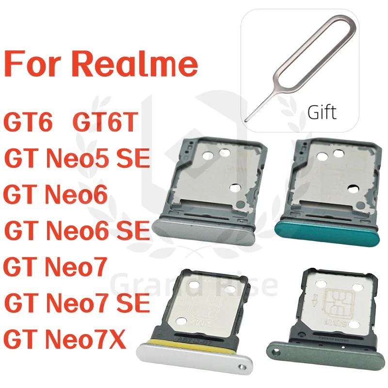 Sim Card Tray Slot For Realme GT6 GT6T GT Neo5 SE Neo6 SE Neo7 SE ...