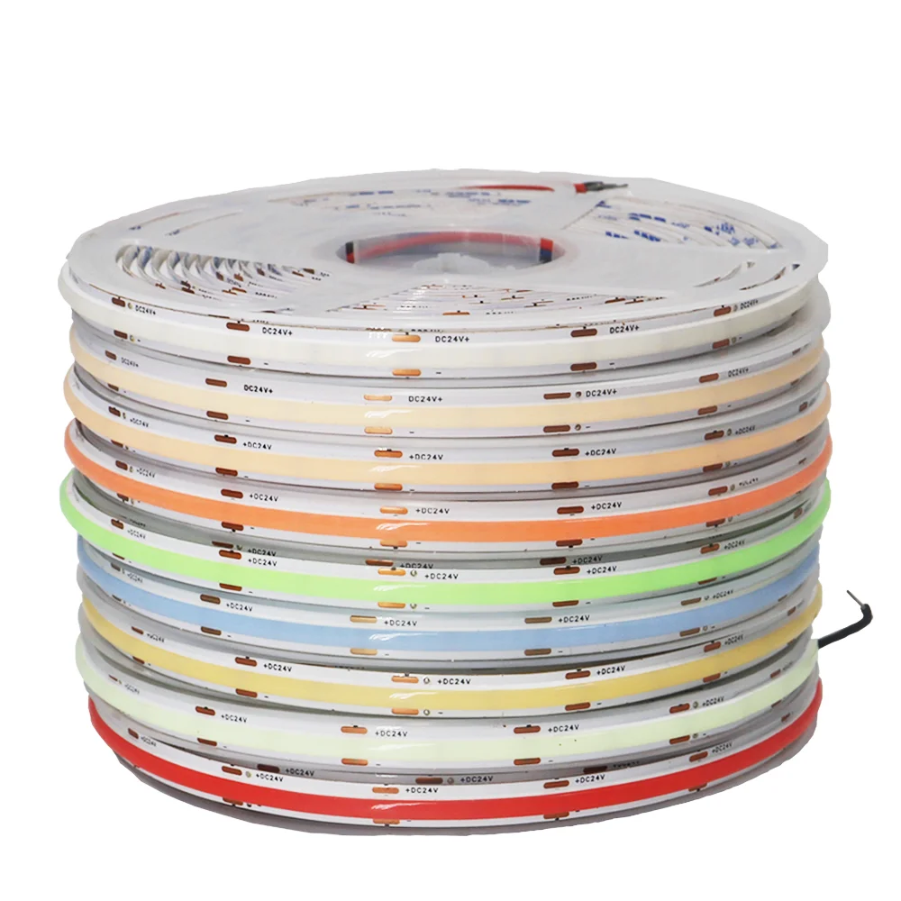 COB-LED-strip-Full-color-low-voltage-Highlight-light-258leds-M-flexible ...