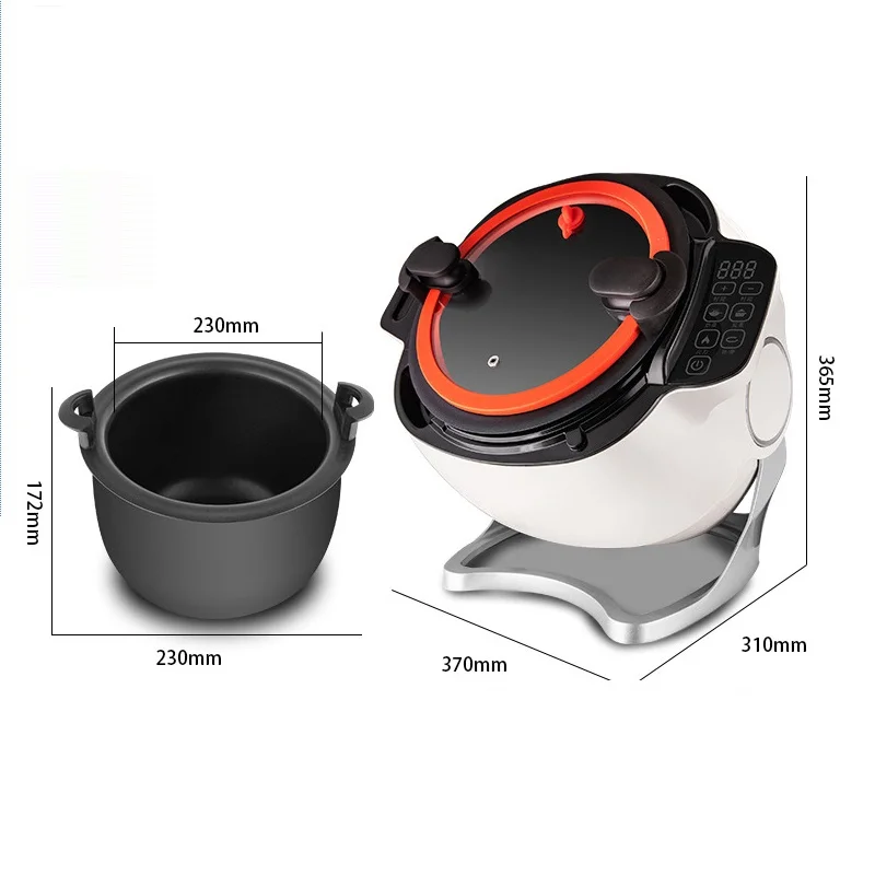 220-110V-Powerful-Automatic-Cooking-Machine-6L-1000W-Intelligent-Robot ...