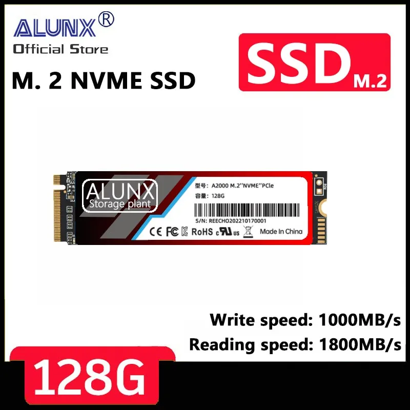 Alunx M.2 Ssd 128gb 256gb 512gb 1tb Ssd 2tb Hard Drive M2 Ssd M.2 Nvme Pcie Ssd Internal Hard ...