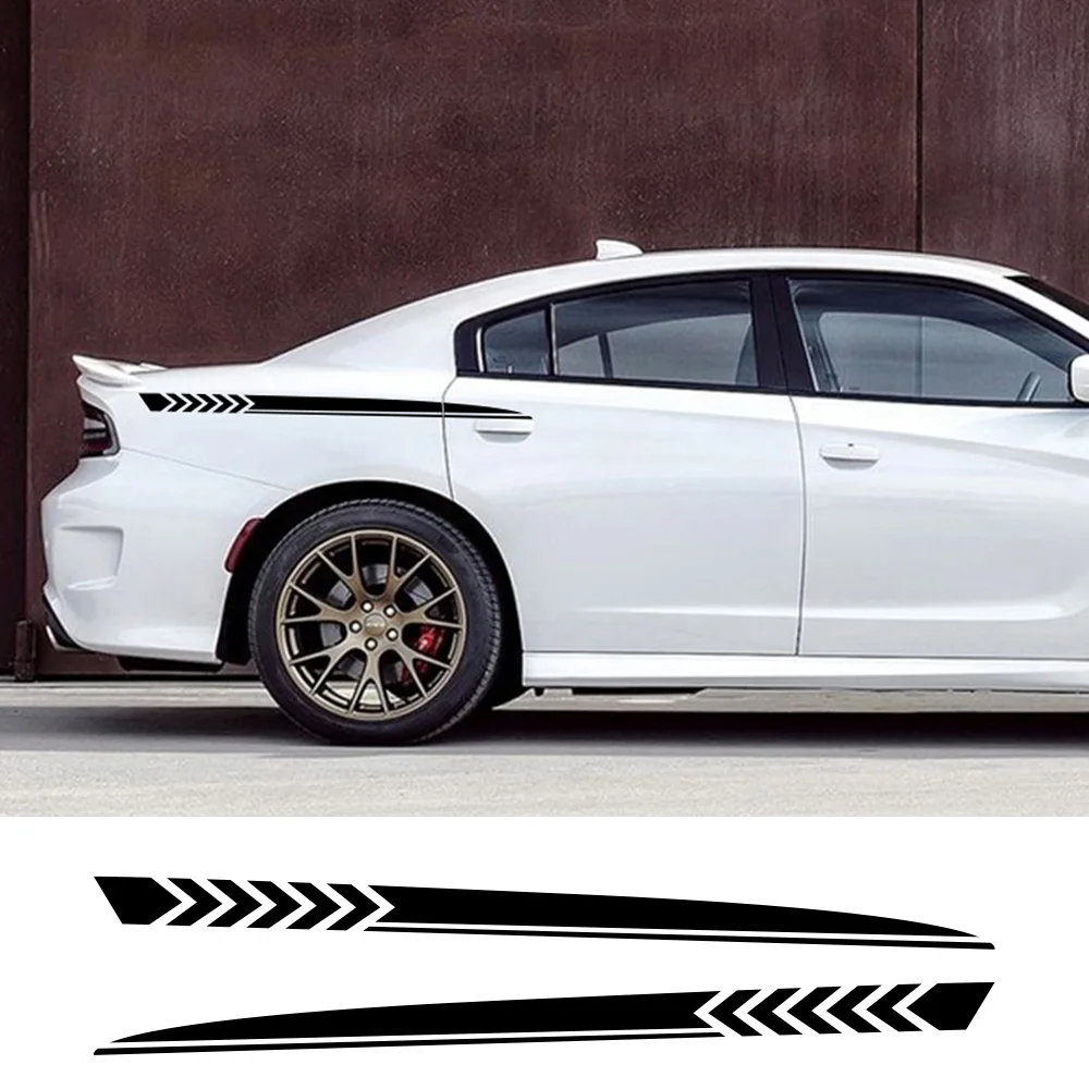 2PPC-Car-Side-Stickers-For-Dodge-Charger-SXT-GT-R-T-SCAT-PACK-WIDEBODY ...