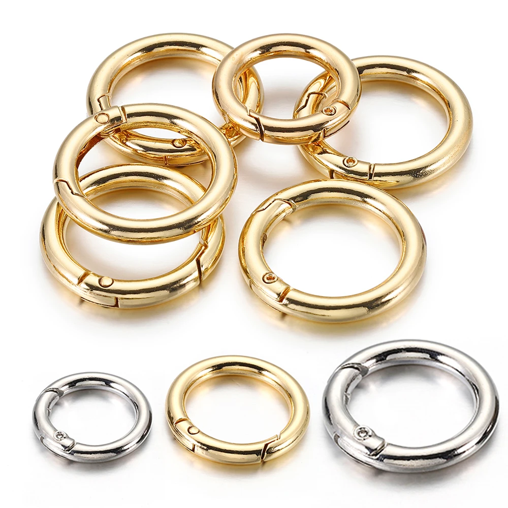 Jewelry Accessories Jewelry Making | Round Spring Clasps Openable ...