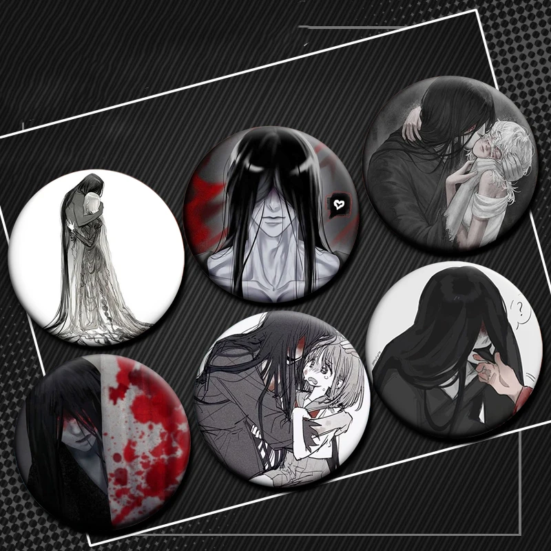32/50mm Hot Game Homicipher Mr.Crawling Soft Button Pins Cartoon Badge ...