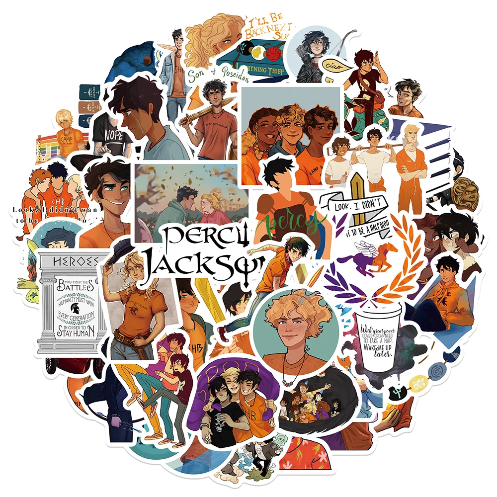 10/30/50pcs Cool Film Percy Jackson Autocollants De Dessin Animé ...