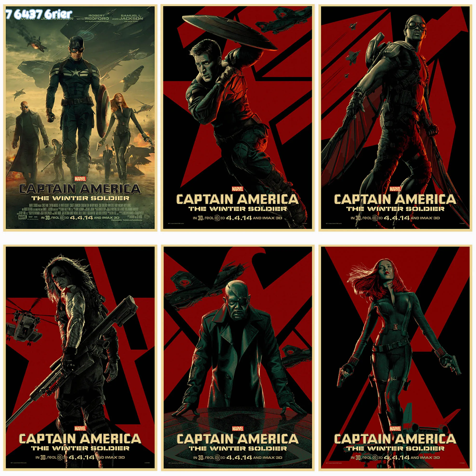 Captain America The Winter Soldier Imax Poster