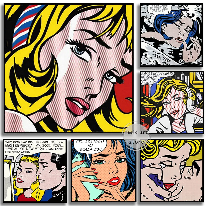 Roy Lichtenstein M Maybe