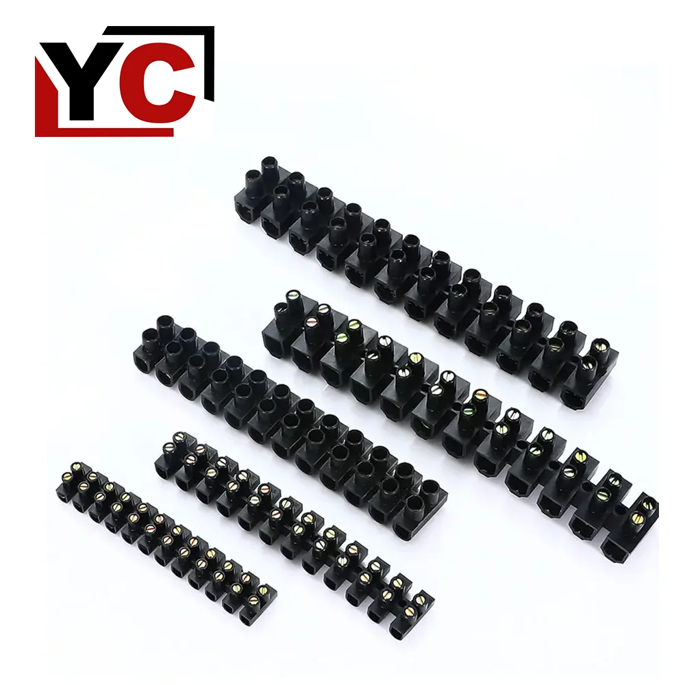 Plastic-terminal-block-Wire-connector-10A-20A-30A-60ADual-Row-12 ...