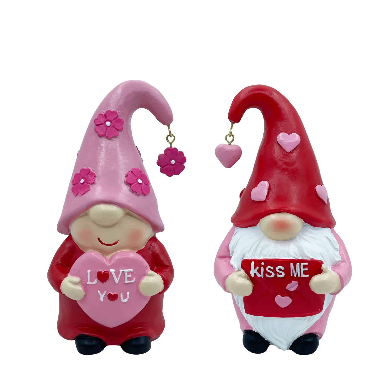 Valentines Day Decorations 2 Pcs Gnomes Figurines Valentines Day Decor ...