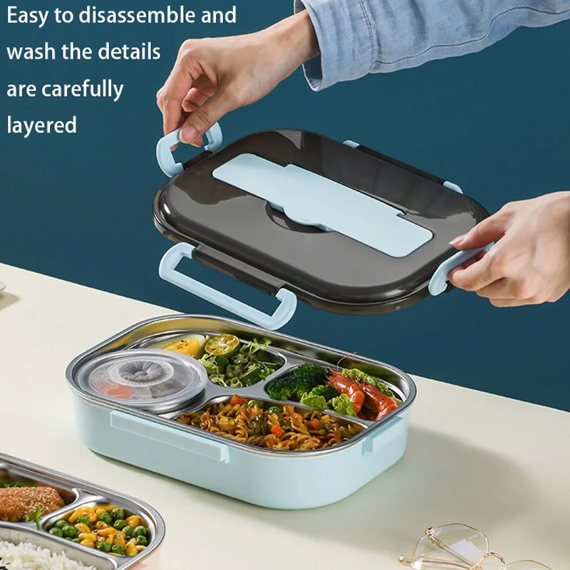 304-Stainless-Steel-Insulated-Lunch-Box-Divides-Lunch-Box-Office ...
