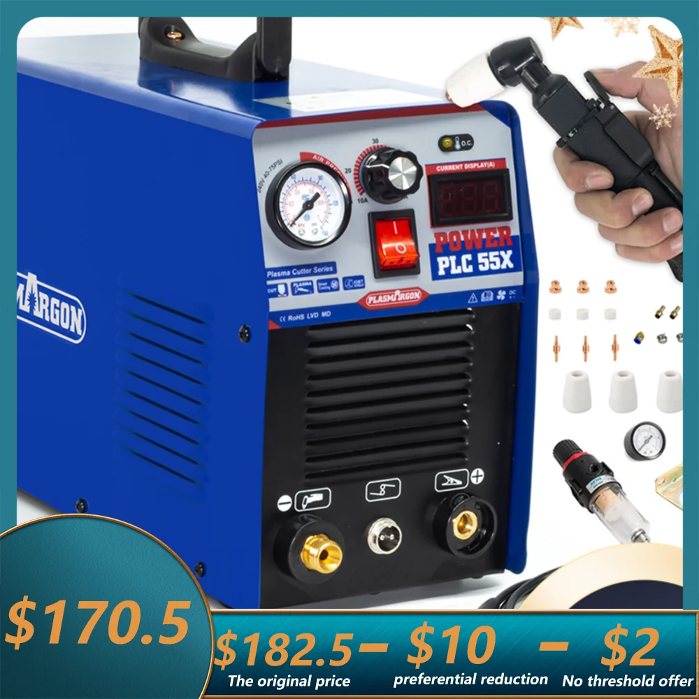 PLASMARGON-Air-Plasma-Cutter-Machine-PLC55-Inverter-Air-Plasma-Cutter ...