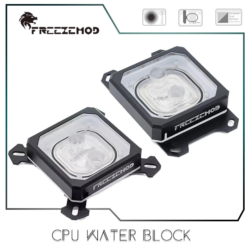 FREEZEMOD Computer CPU Water Block 5V ARGB SYNC, Aurora Diffusion Light ...